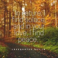 Nature Love Quotes